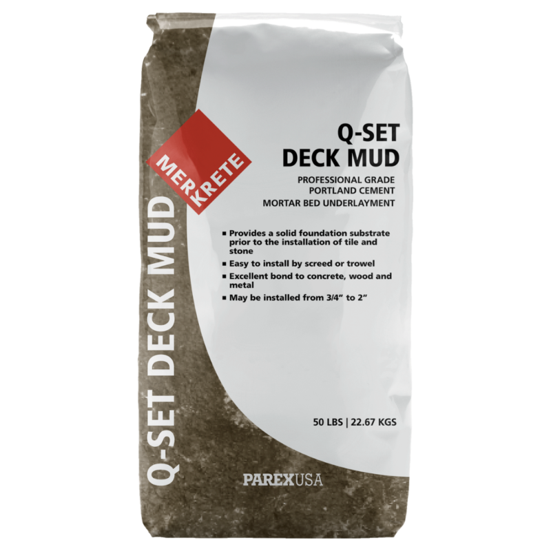 Q-SET DECK MUD - Icasa USA Building Material Distributor
